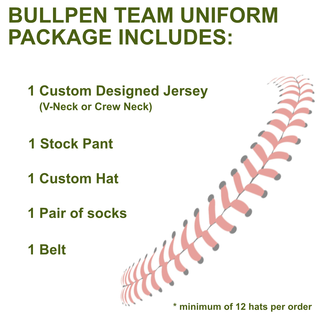 Bullpen Team Uniform Package – 27 Baseball
